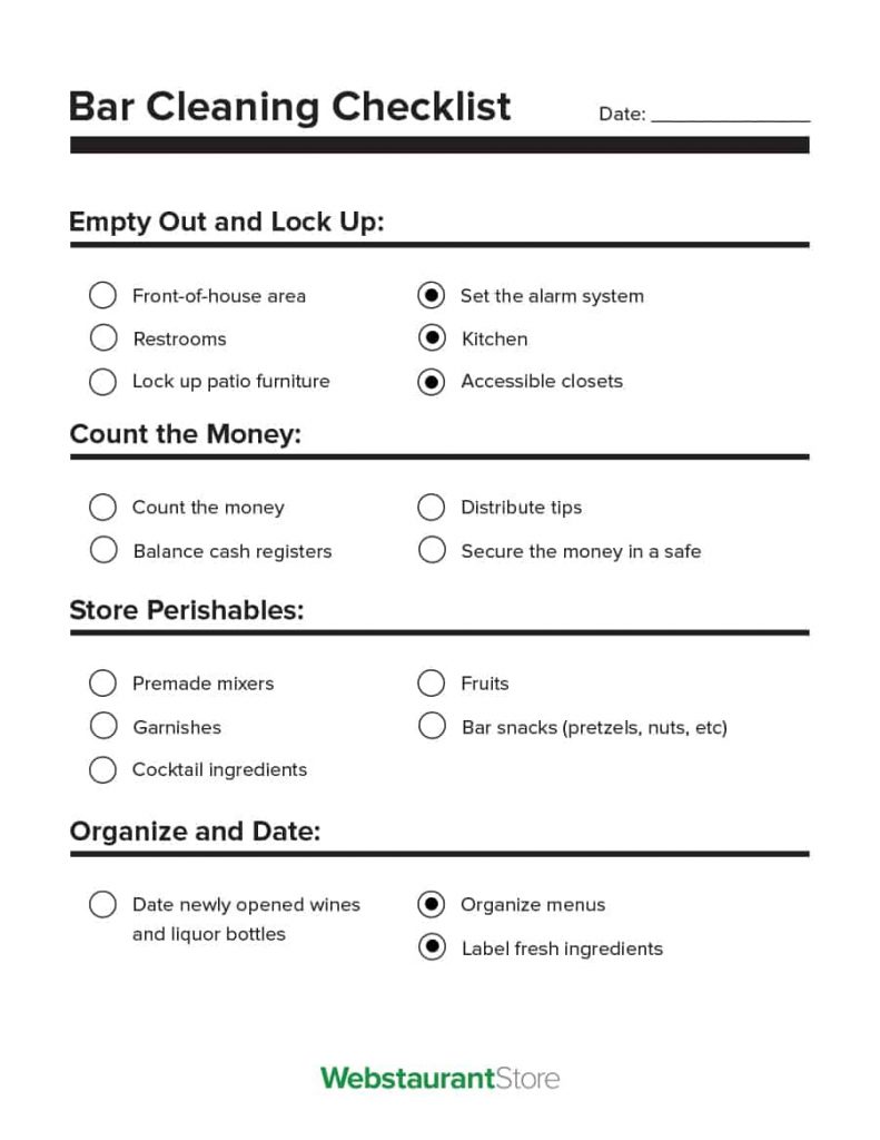 40 Printable House Cleaning Checklist Templates - Template Lab - Free ...