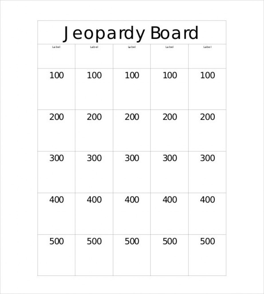8+ Free Jeopardy Templates - Free Sample, Example, Format Download ...