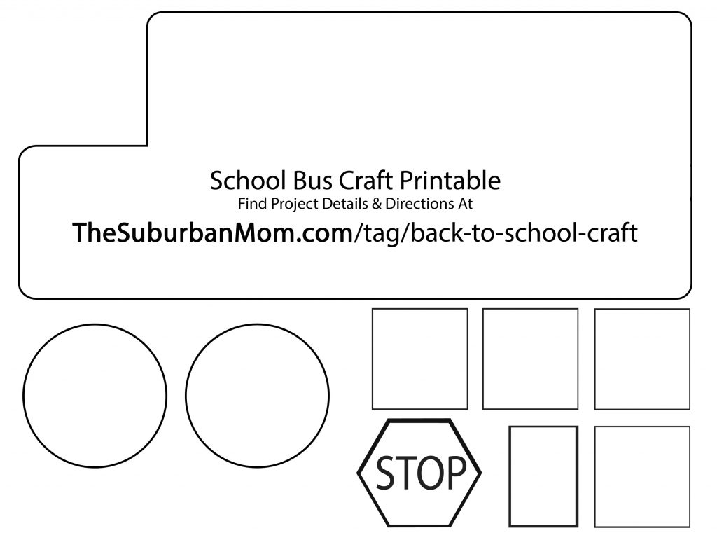 99 Free Printable School Bus Craft Template A Teaching Tips School Free Printable School Bus