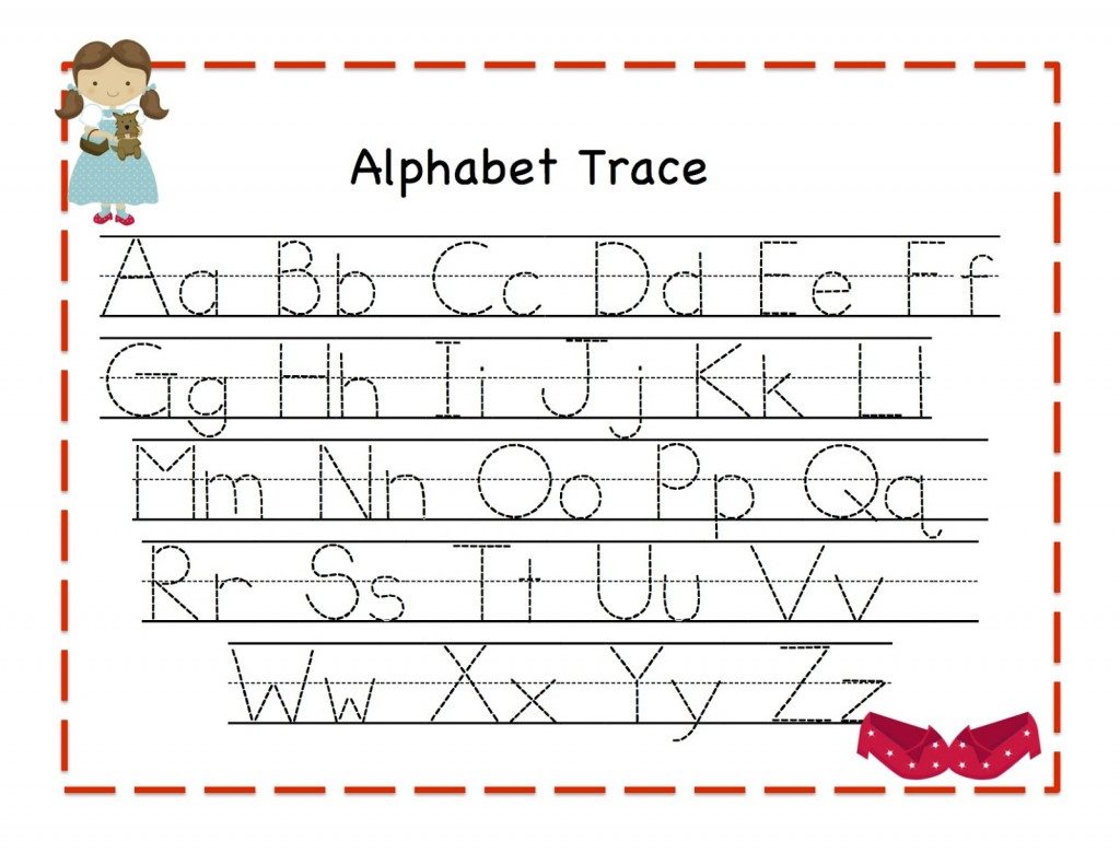 Alphabet Tracing | Kiddo Shelter - Free Printable Alphabet Letters ...