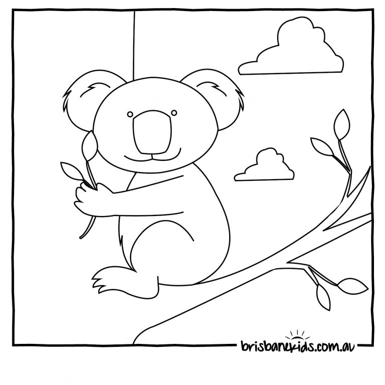 Australian Animals Colouring Pages | Brisbane Kids - Free Printable ...