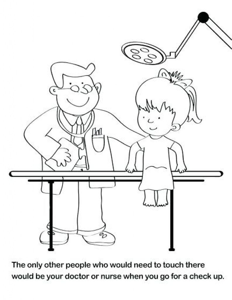 Awesome Good Touch Bad Touch Coloring Book Images - Printable - Free ...