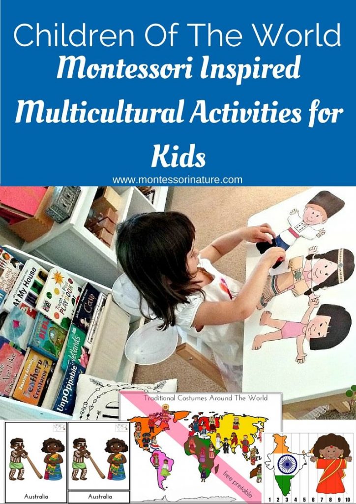 Children Of The World Multicultural Activities For Kids | Montessori ...