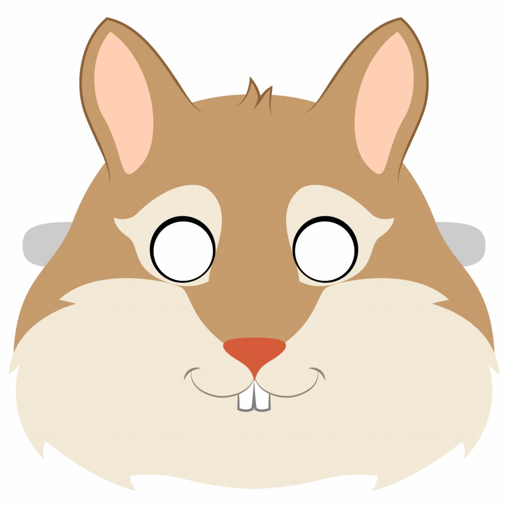 Chipmunk Mask Template | Free Printable Papercraft Templates - Free ...