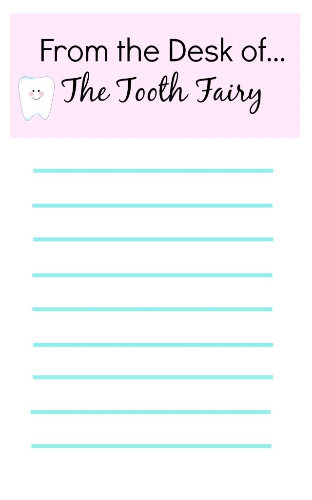 Coloring Pages : Tooth Fairy Ideas And Free Printables Letterhead ...