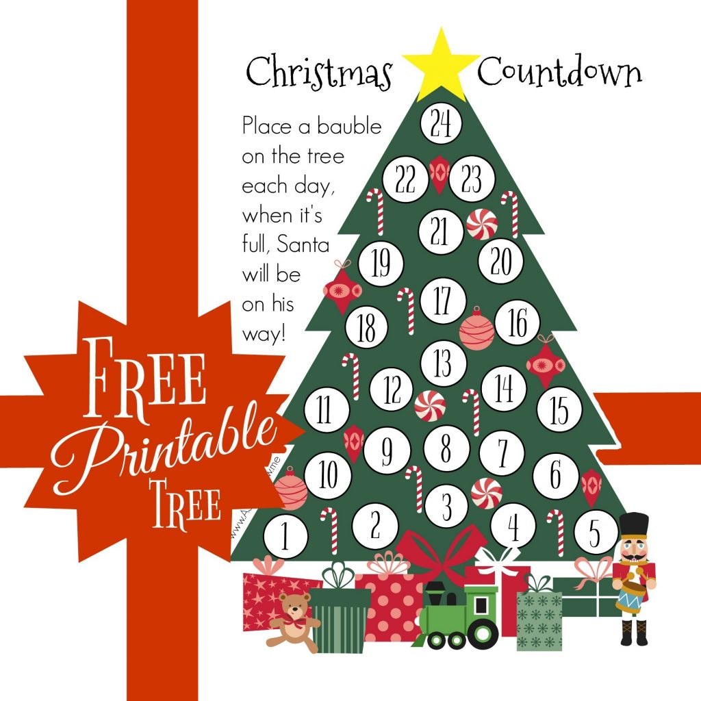 Christmas Countdown Free Printable