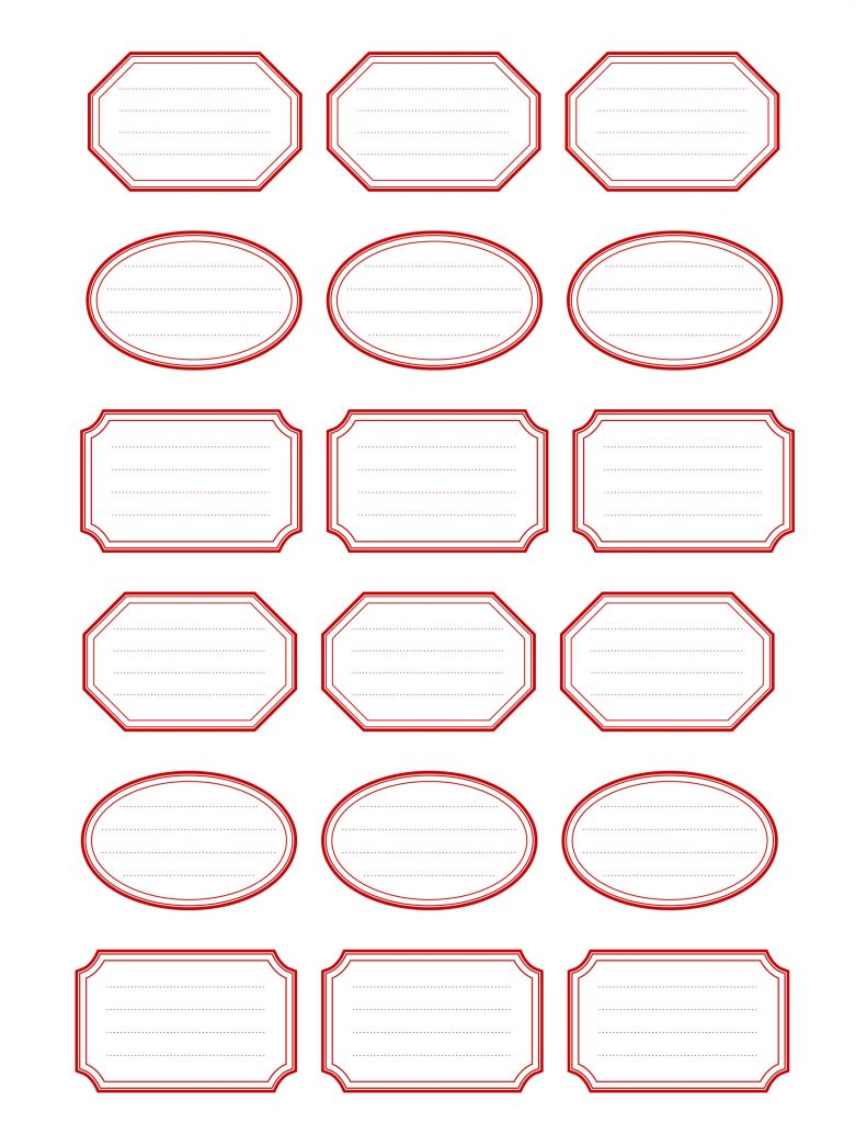 Free Editable Printable Labels