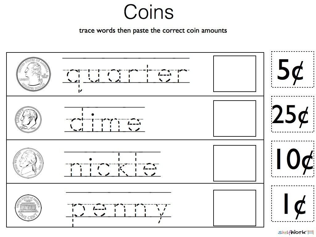 First Grade Money Worksheets - Briefencounters Worksheet Template ...
