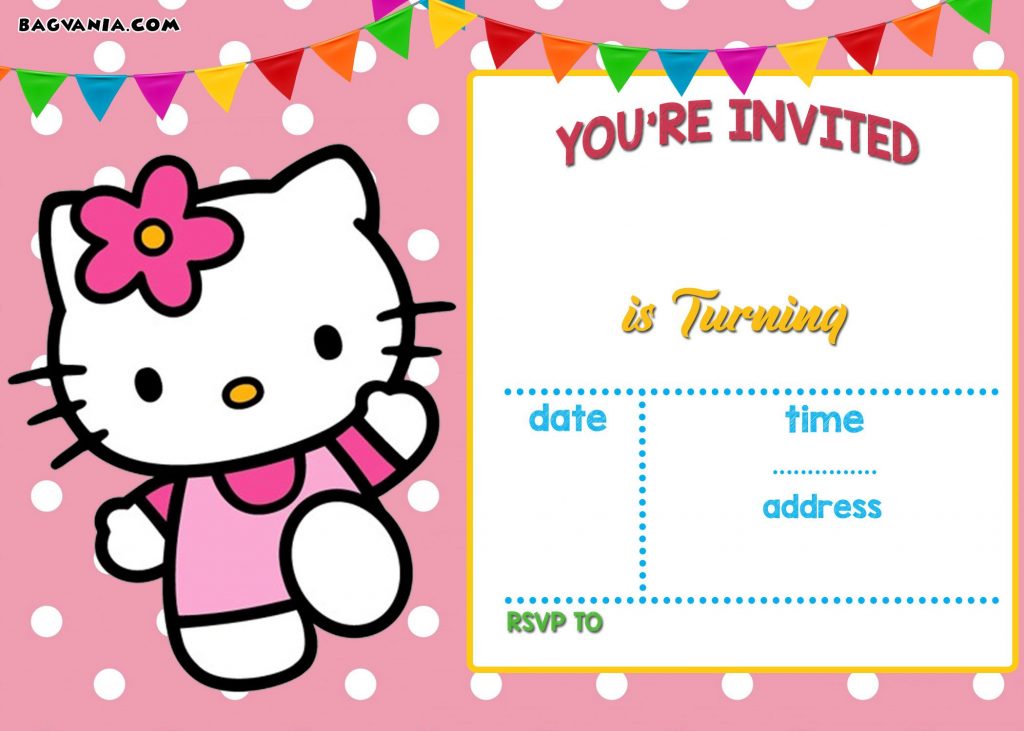 Free Hello Kitty Invitation | Free Printable Birthday Invitation ...