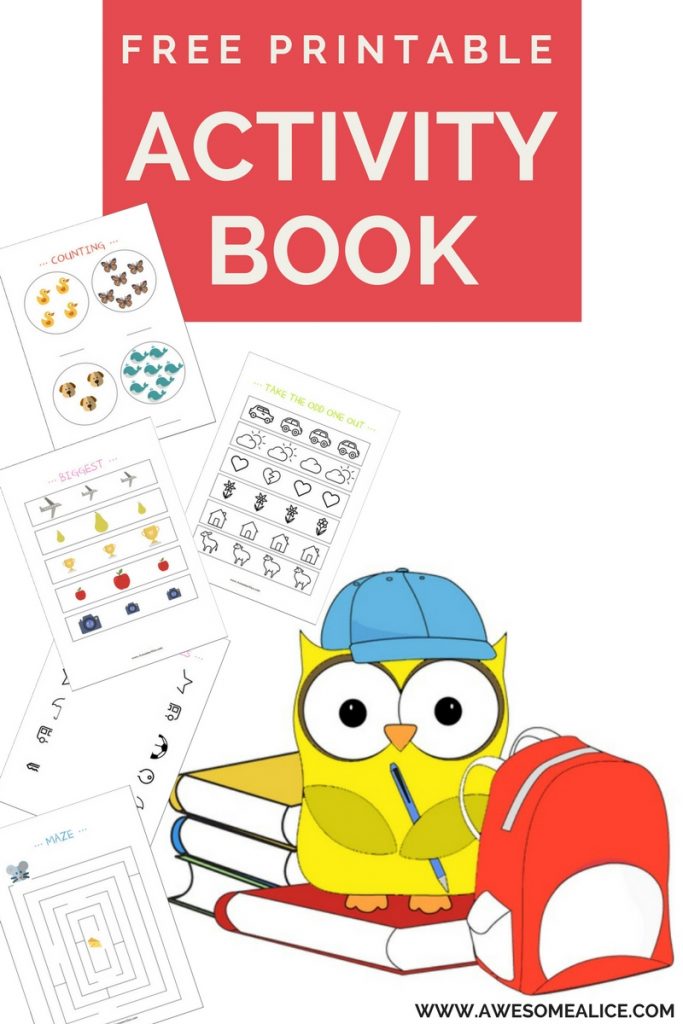Free Printable Activity Book. Learn Numbers, Letters, Sizes And Much ...