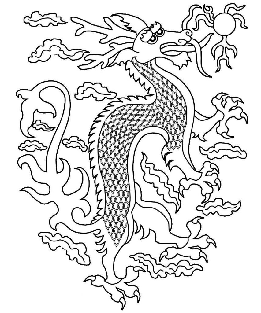 Free Printable Chinese Dragon Coloring Pages For Kids | Print Outs ...