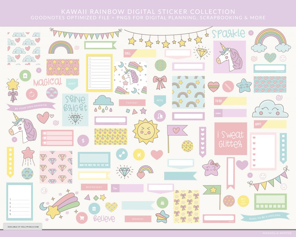 Free Printable Kawaii Stickers