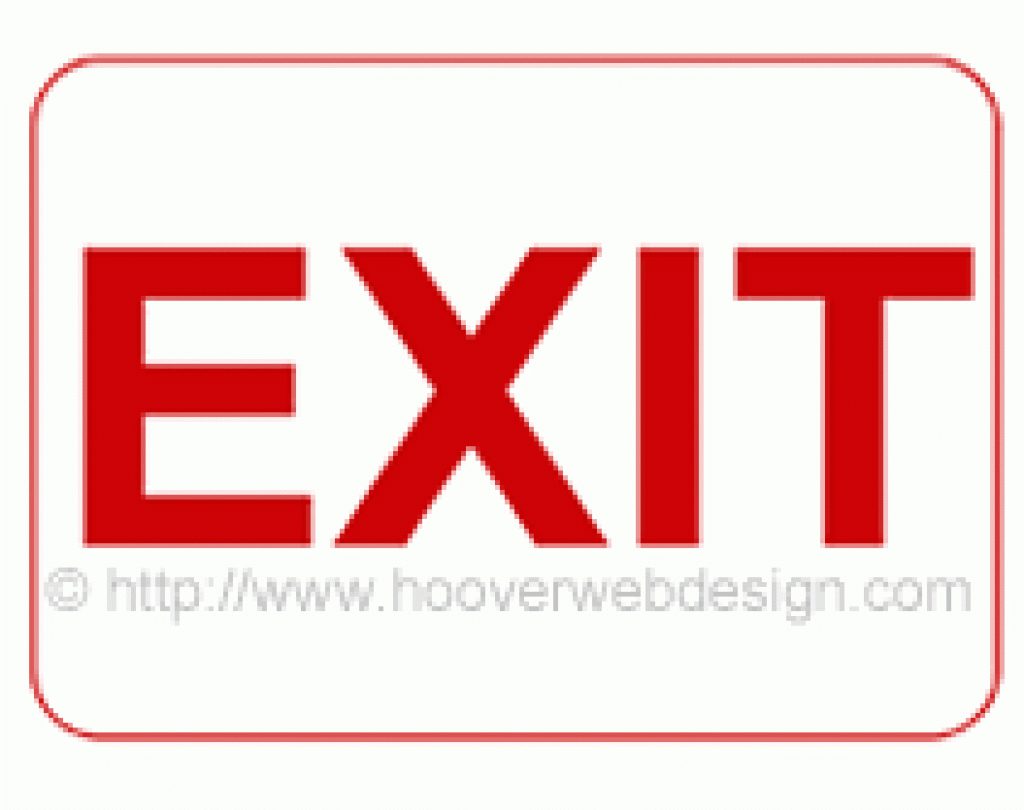 Free Printable Exit Temporary Sign Within Free Printable Exit Signs ...