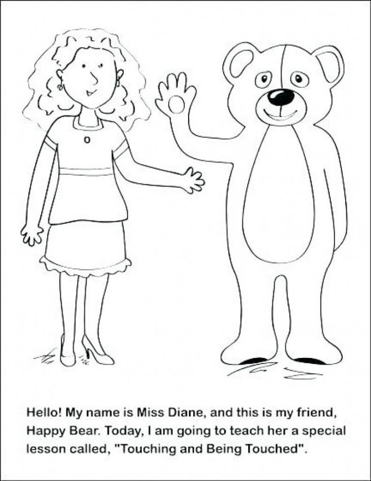 Free Printable Good Touch Bad Touch Coloring Book | Free Printable ...