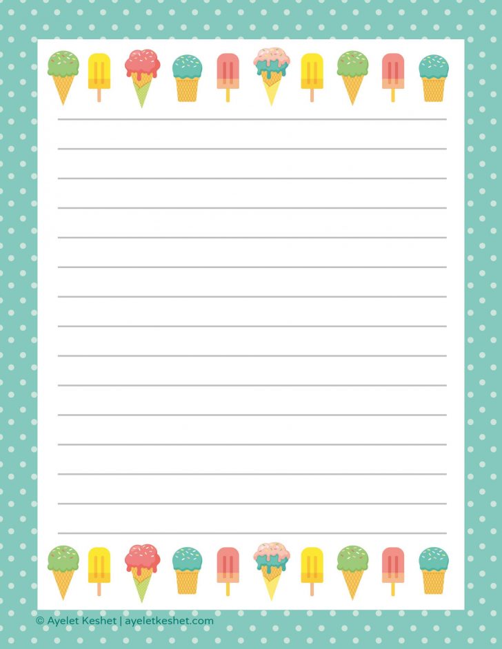 Free Printable Letter Paper | Printables To Go | Free Printable - Free ...