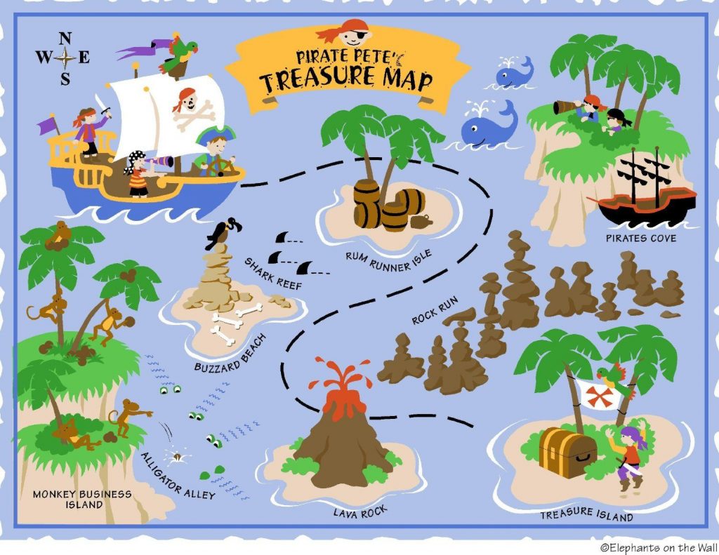 Free Printable Pirate Treasure Map - Google Search … | Pirate | Pirat ...