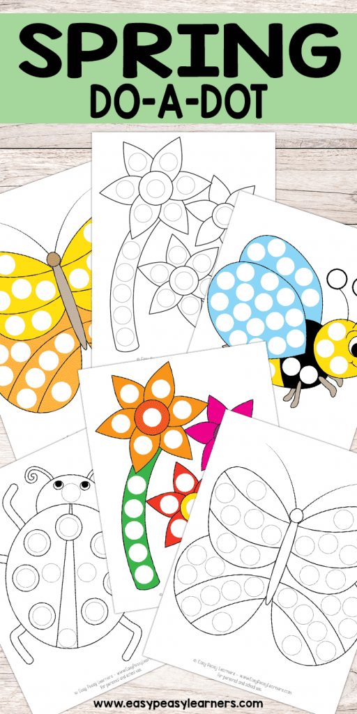Free Printable Spring Do A Dot Pages | Crafts & Activities For Kids ...