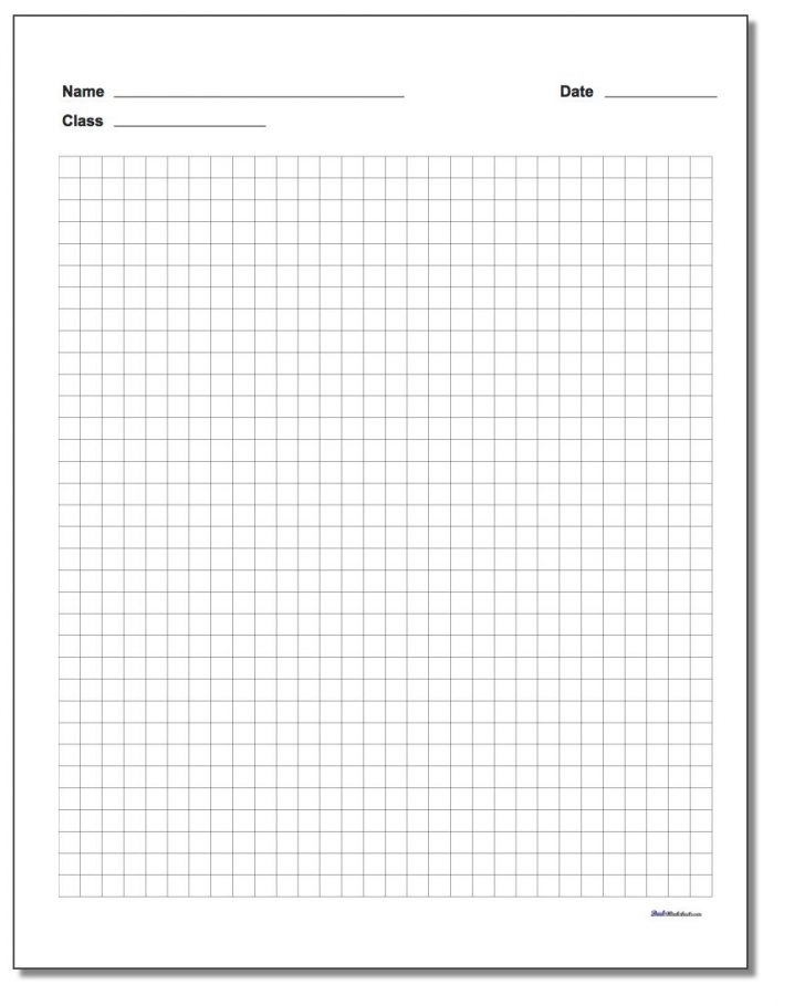 Free Printable Graph Paper With Numbers