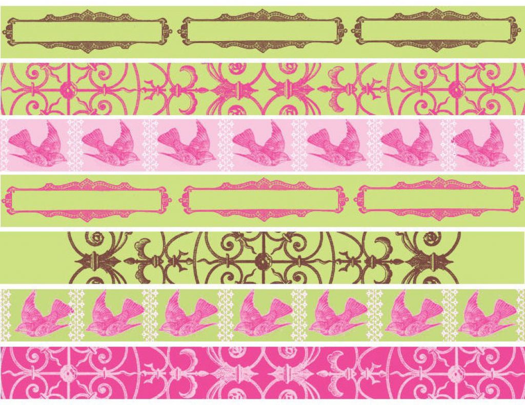 Free Printable Washi Tape