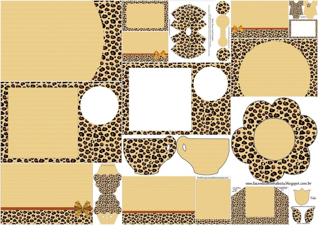 Free Printable Cheetah Birthday Invitations