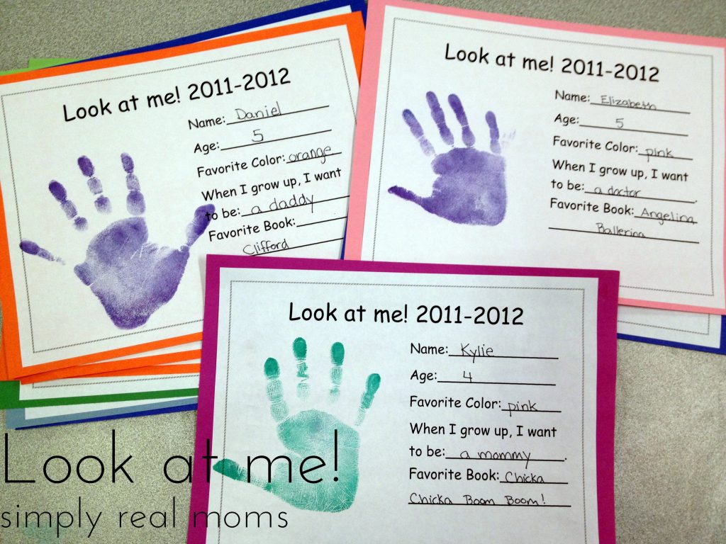 Free Printable Preschool Memory Book