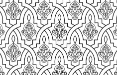 Moroccan Tile Coloring Page | Free Printable Coloring Pages - Free ...