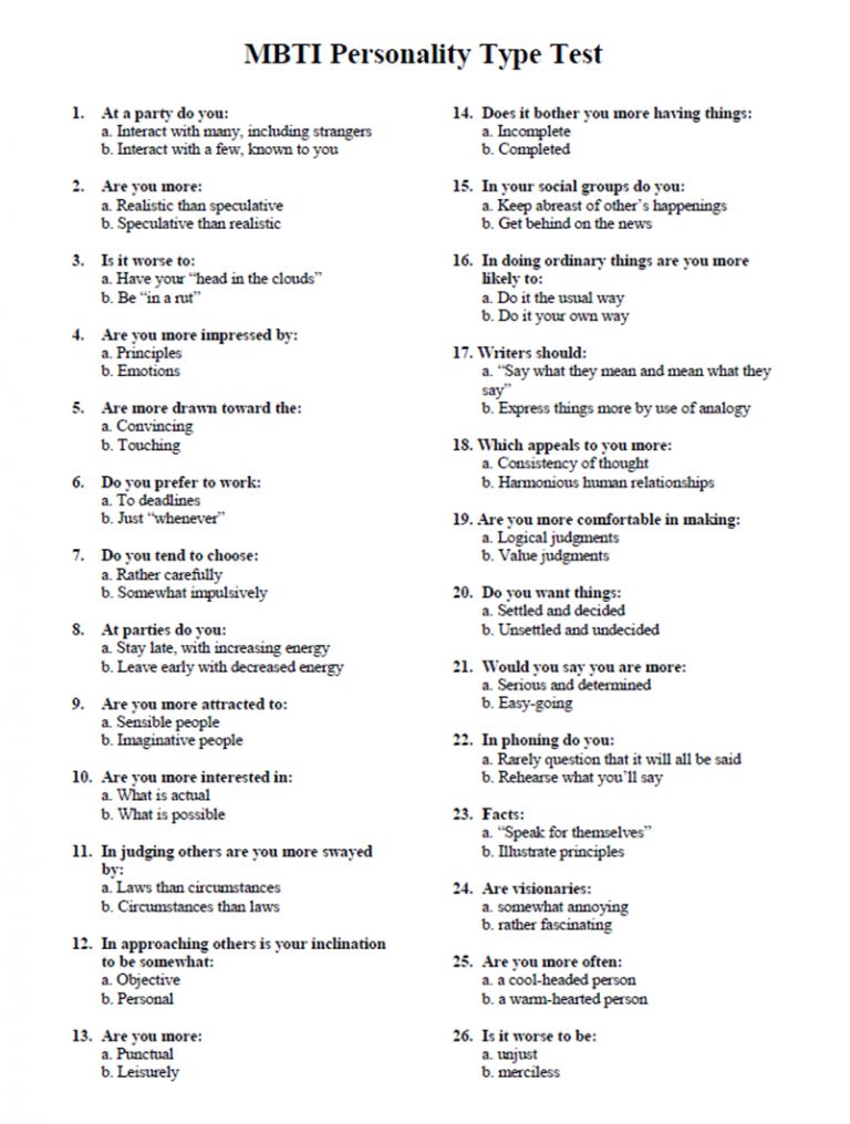 Free Printable Compatibility Test For Couples