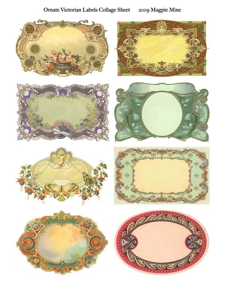 Fancy Labels Printable Free