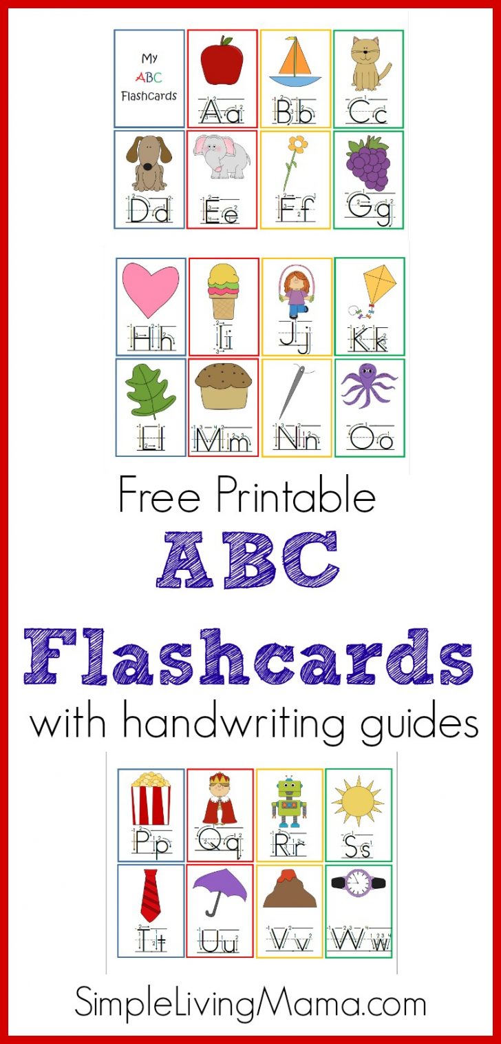 Printable Abc Flashcards - Homeschool Printables For Free - Free ...