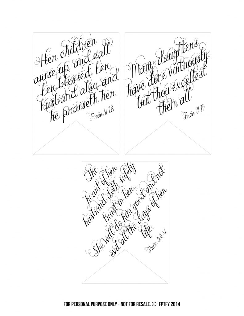 Free Printable Bible Verse Labels