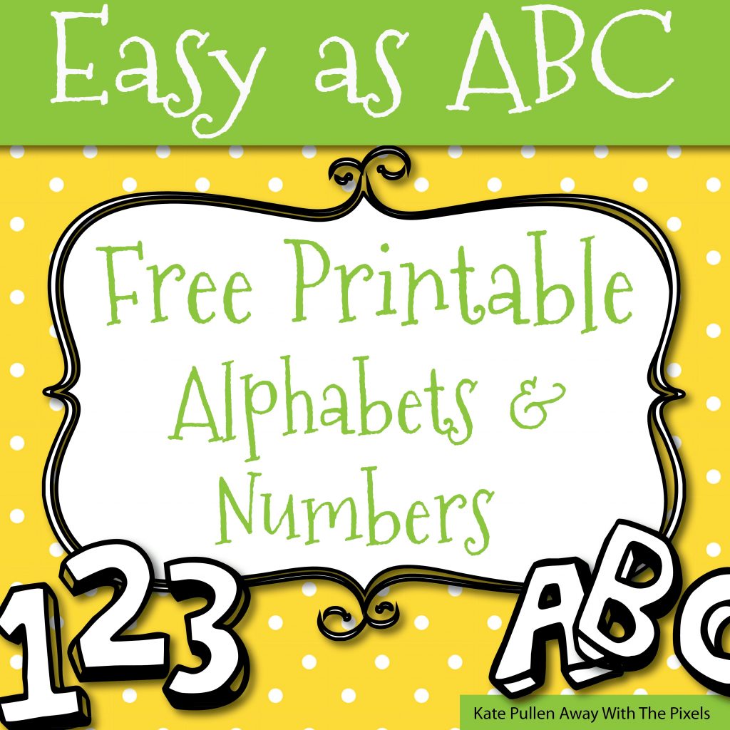 Printable Letter Stencils A4 New Free Printable Letters And Numbers ...
