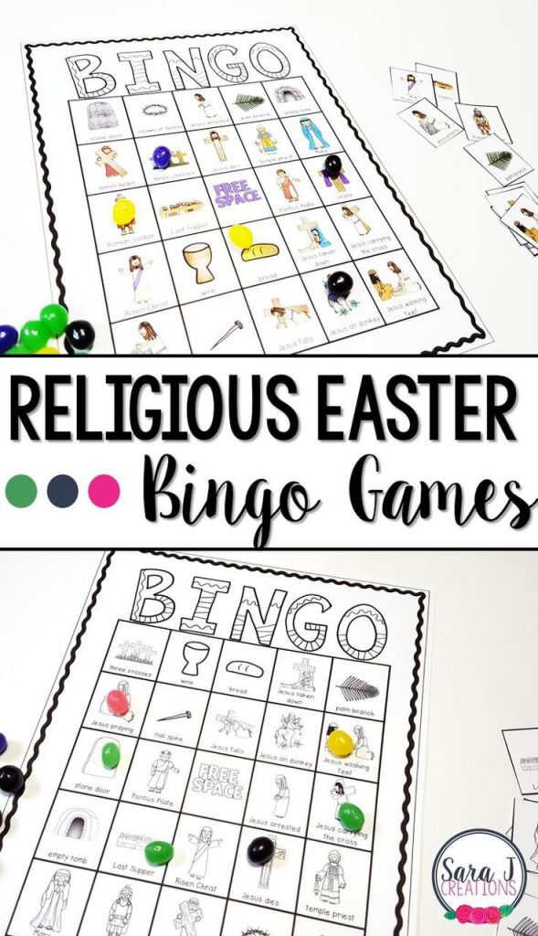 Free Printable Religious Easter Bingo Cards