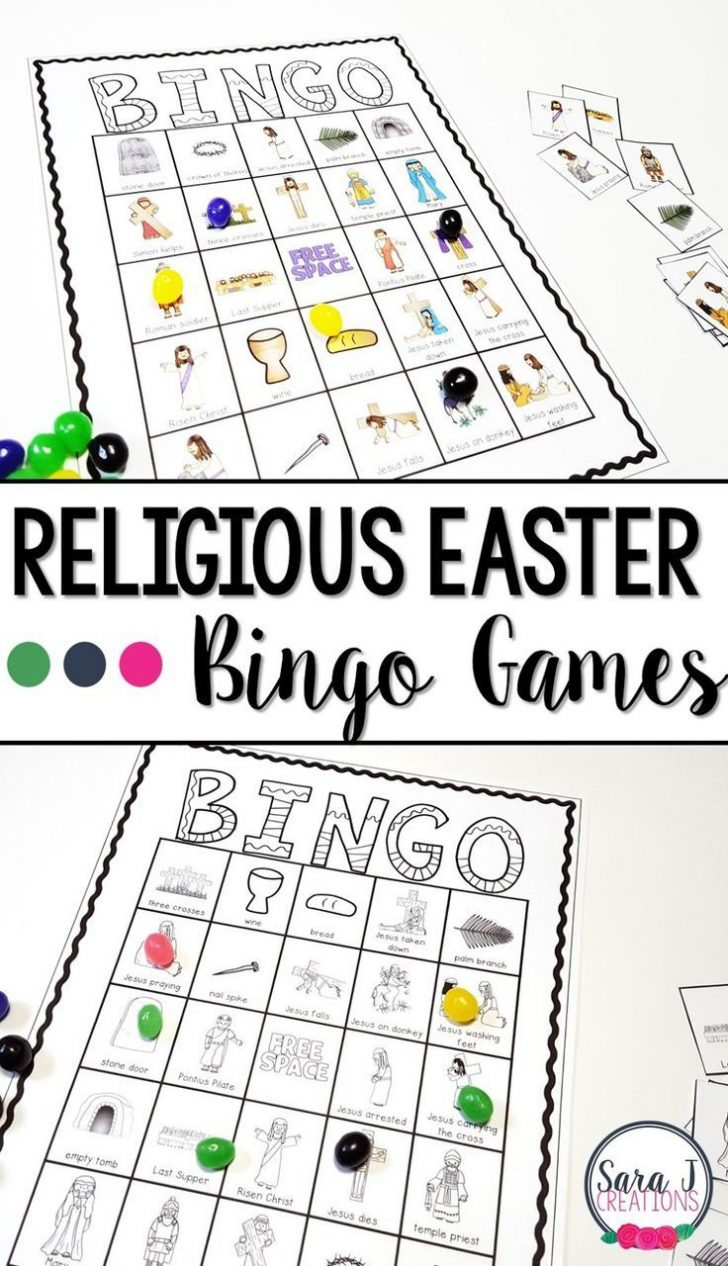 Free Printable Religious Easter Bingo Cards