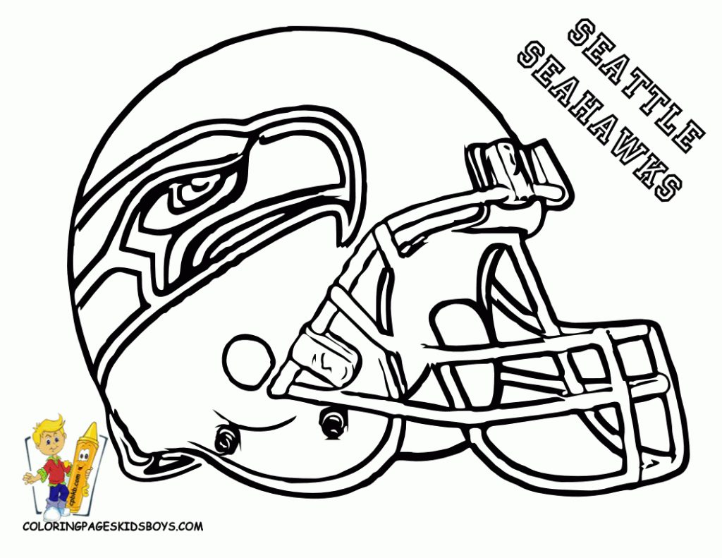 Seahawks Football Coloring Pages | Only Coloring Pages | Pinterest ...