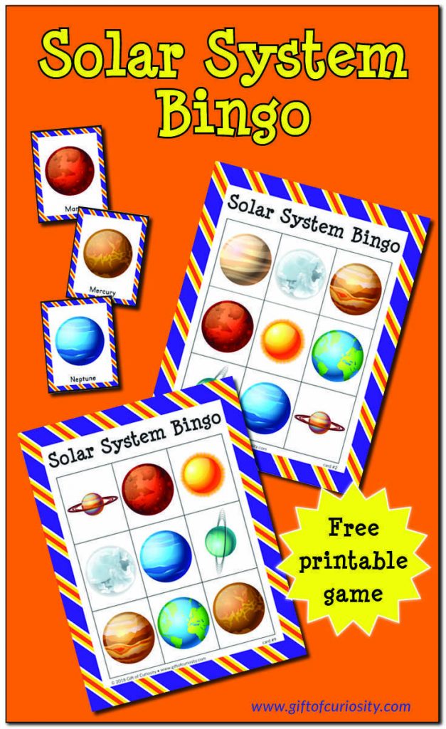 Solar System Bingo | Preschool Teaching Resources And Activities - Free ...