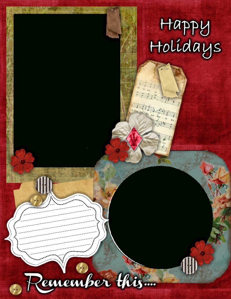 Sweetly Scrapped: Free Printable 8.5 X 11 Scrapbook Template Layout ...