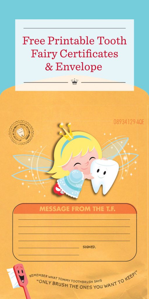 Tooth Fairy Certificate | Hallmark Ideas & Inspiration - Free Printable ...