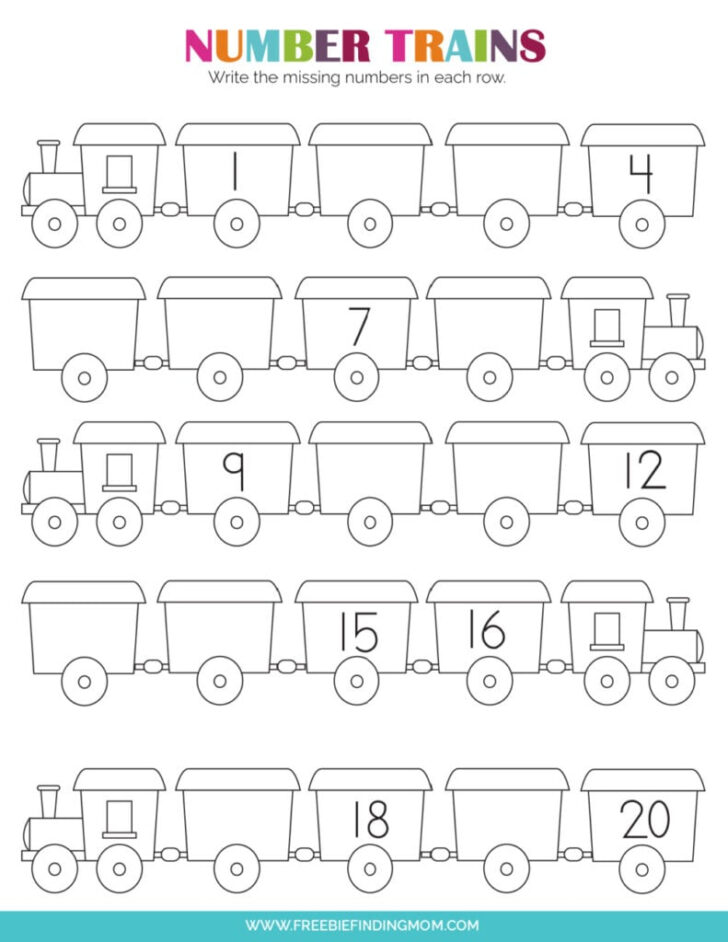 Free Homework Printables For Kindergarten