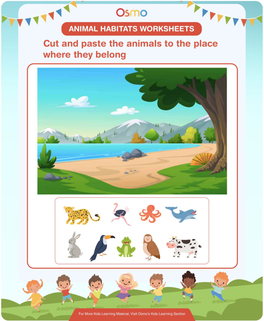 Animal Habitats Worksheets | Download Free Printables - Animal Habitat ...