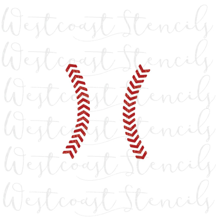 Free Printable Baseball Stencils