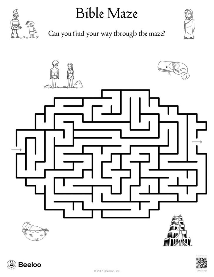 Bible Maze • Beeloo Printable Crafts And Activities For Kids - Free ...