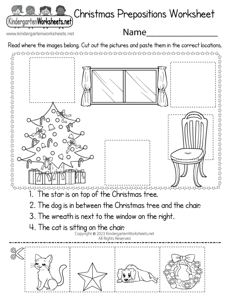 Christmas Prepositions Worksheet - Free Printable, Digital, & Pdf ...