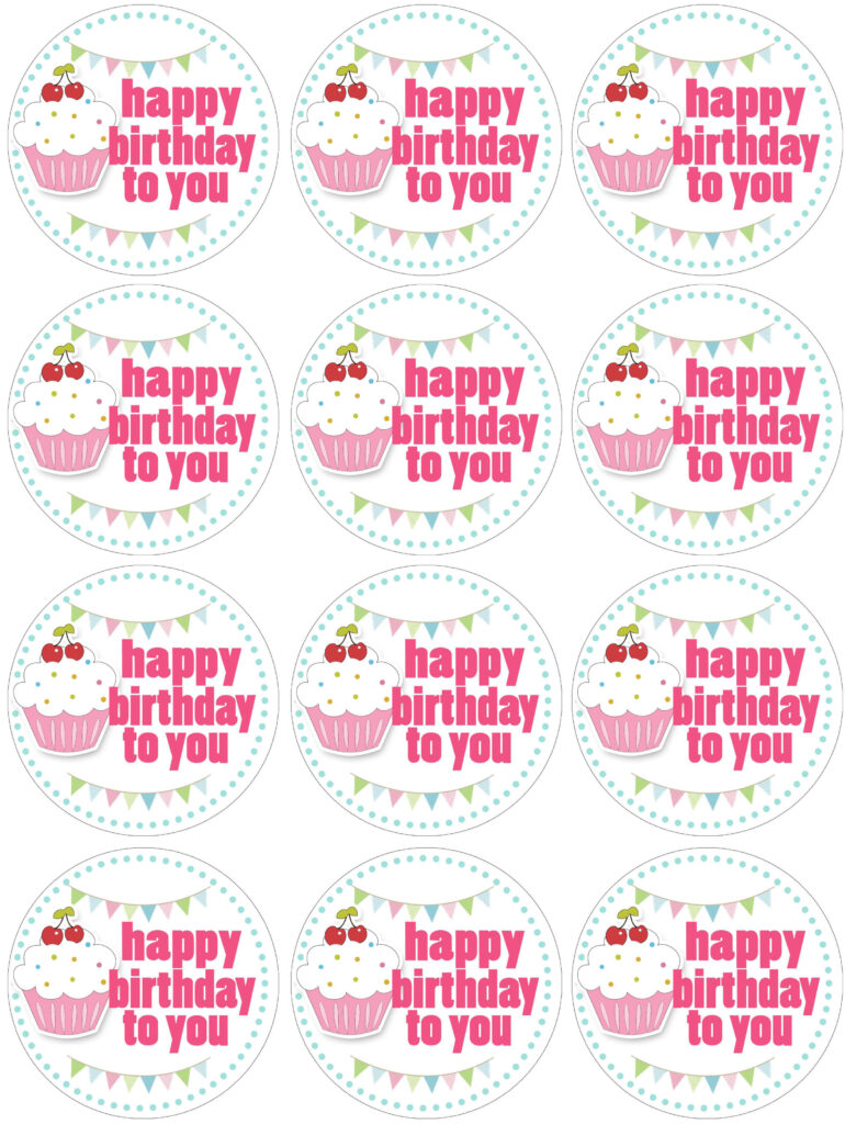 Cupcake Birthday Party With Free Printables - How To Nest For Less ...