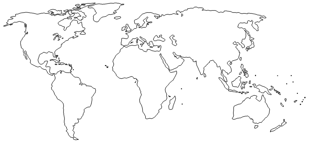 Free Printable World Map With Countries Template In Pdf, 40% Off - Free ...