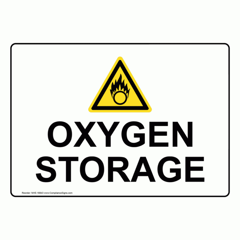 Free Printable Oxygen In Use Signs