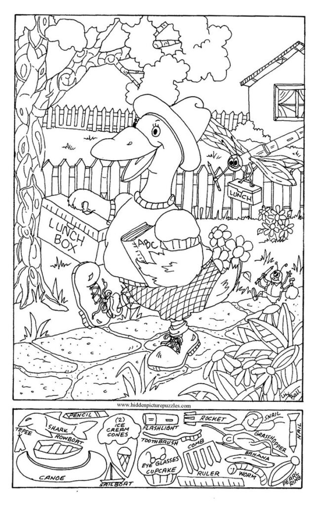 Hidden Pictures Page | Hidden Pictures, Coloring Pages, Coloring Books ...