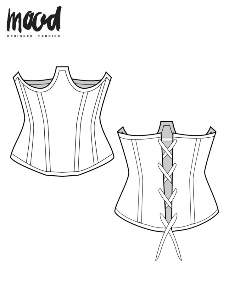 The Parker Corset - Free Sewing Pattern - Free Printable Corset Sewing ...